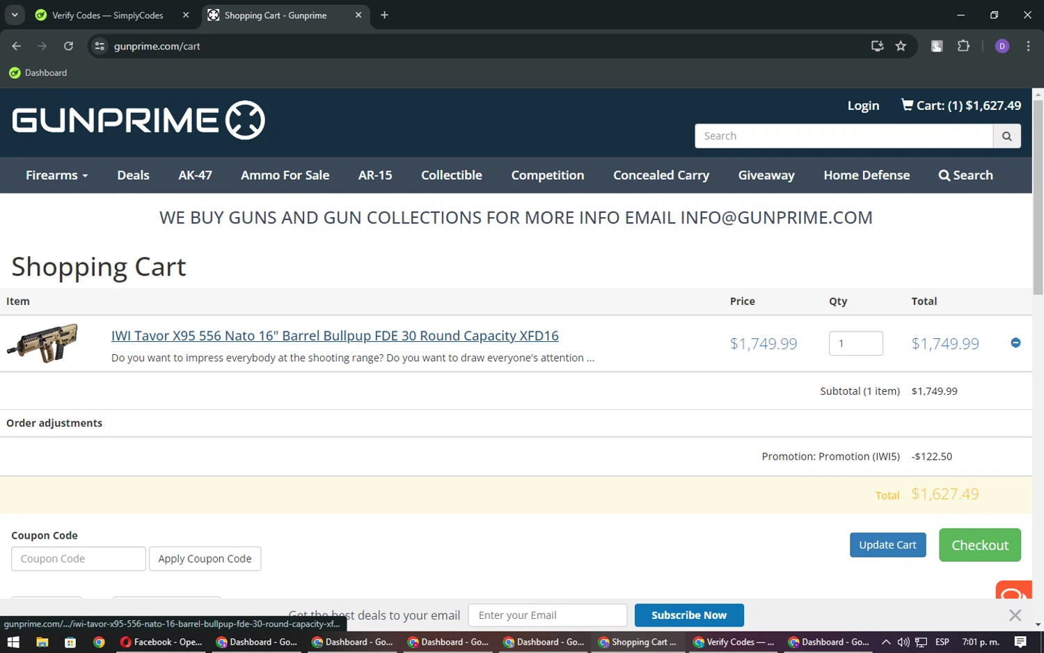 GunPrime Coupon Codes & Black Friday 2024 Deals - $150 Off