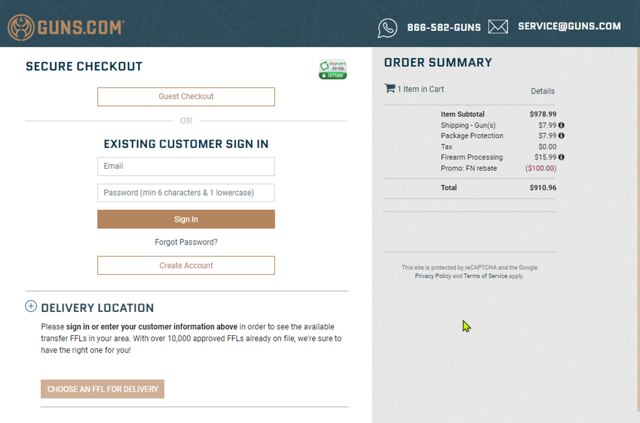 Guns.com Promo Codes - 45% Off | December 2024