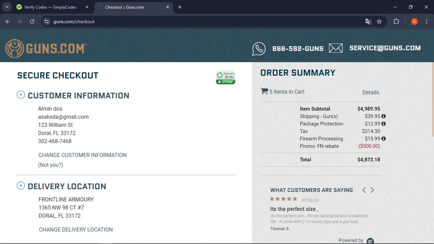 Guns.com Promo Codes - 5% Off | January 2025