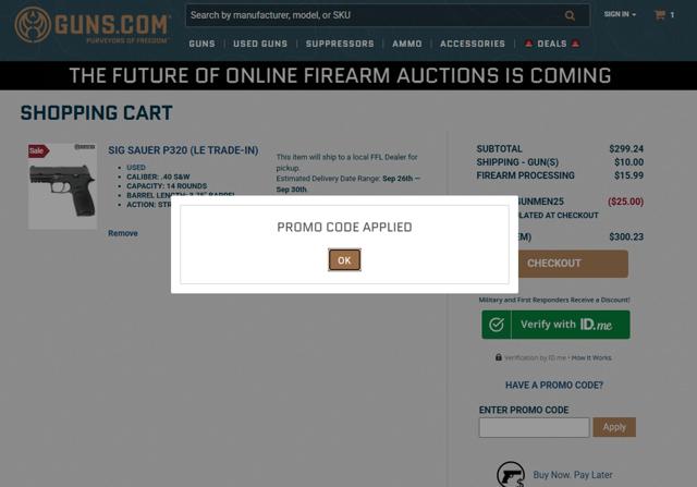 Guns.com Discount Codes - $25 Off (5 Verified) Oct 2025