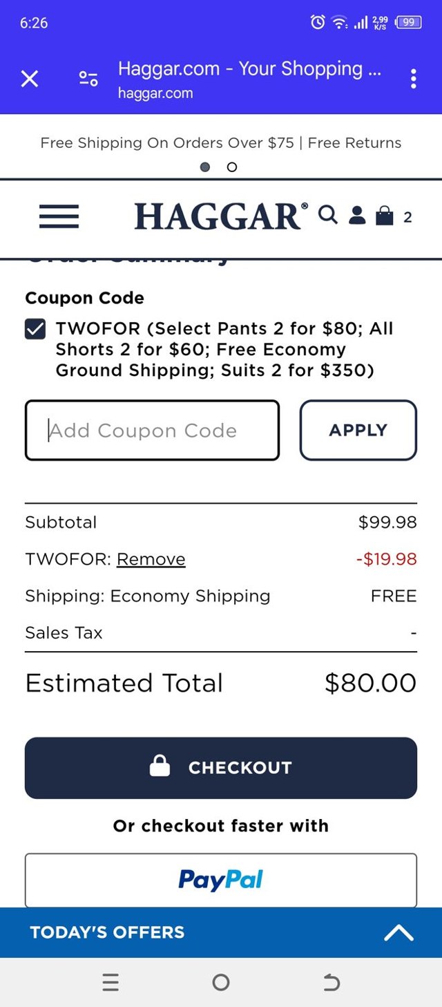 Haggar Coupon Codes - 50% Off | October 2024