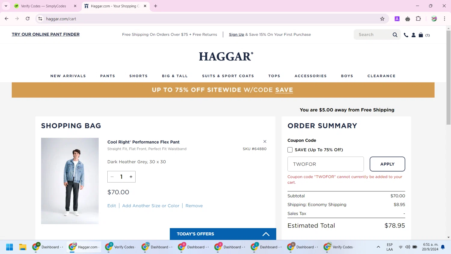 Haggar Coupon Codes - 50% Off | October 2024