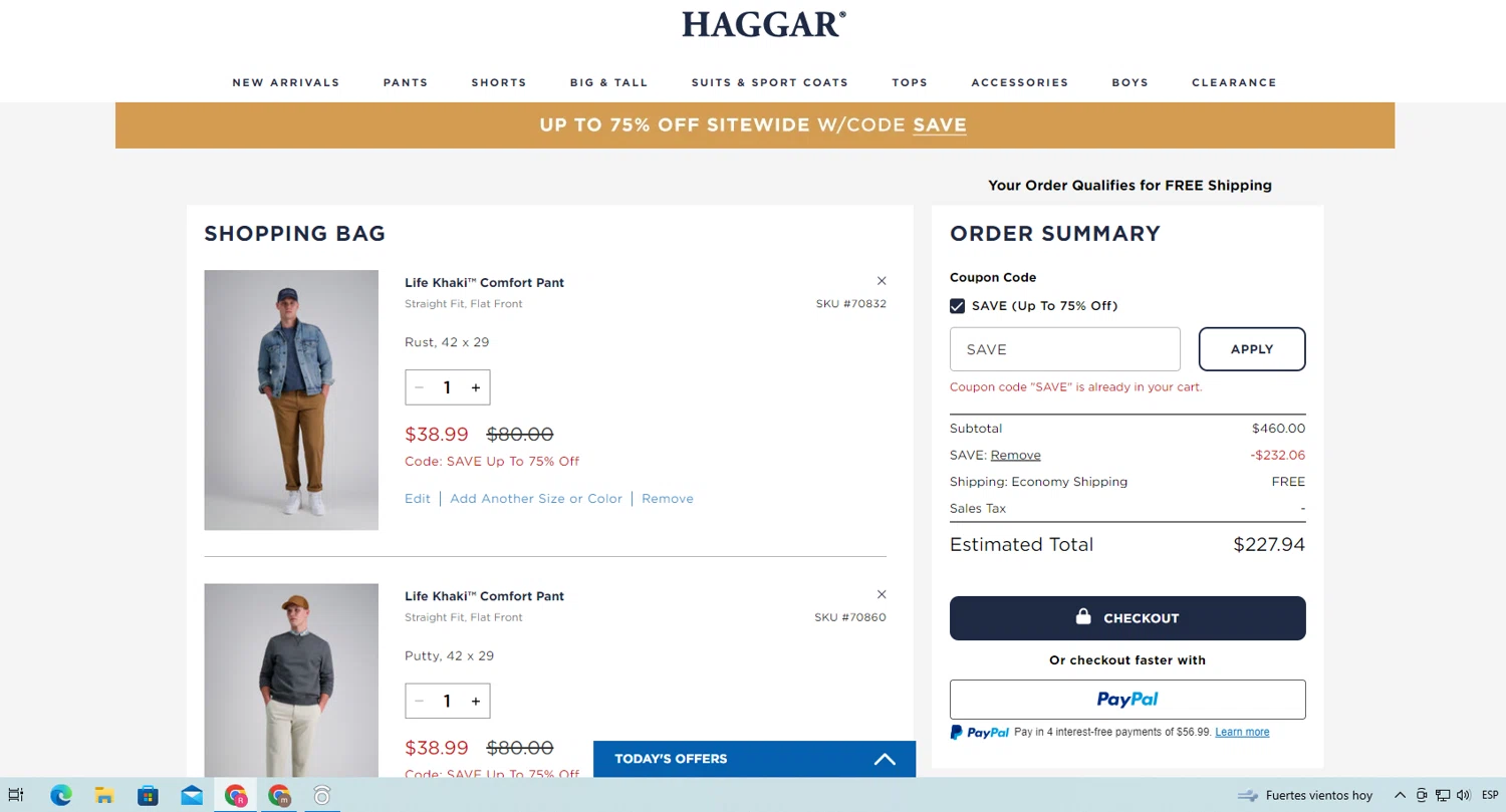 Haggar Coupon Codes - 50% Off | October 2024