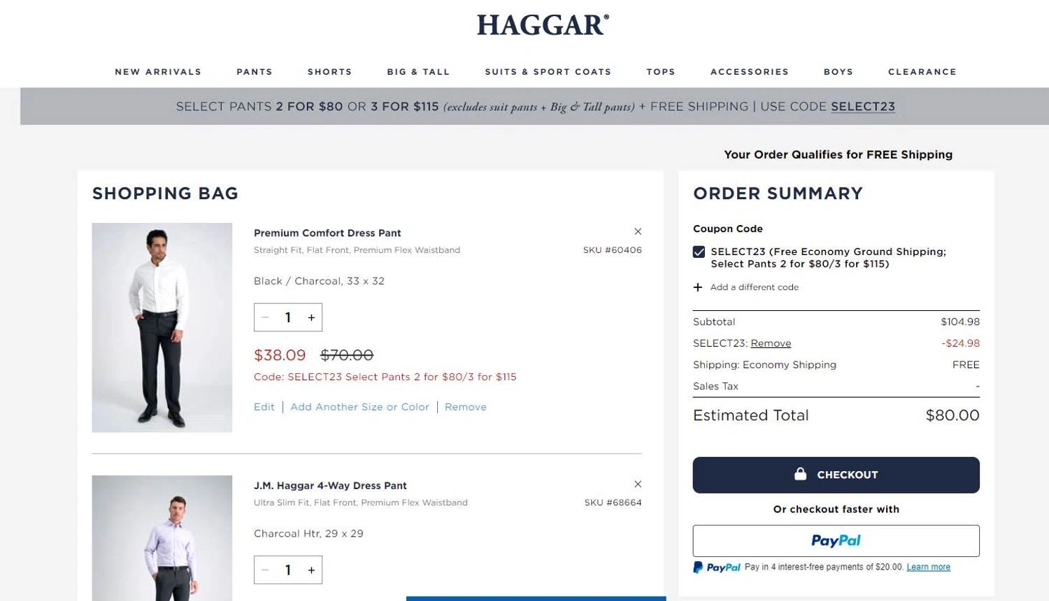 Haggar Coupon Codes - 50% Off | October 2024