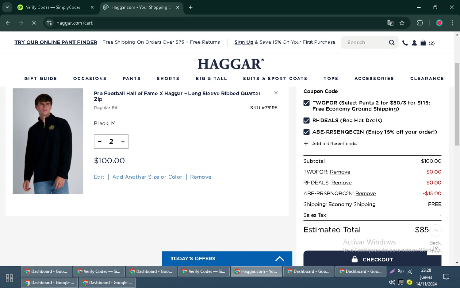 Haggar Coupon Codes - 20% Off | November 2024