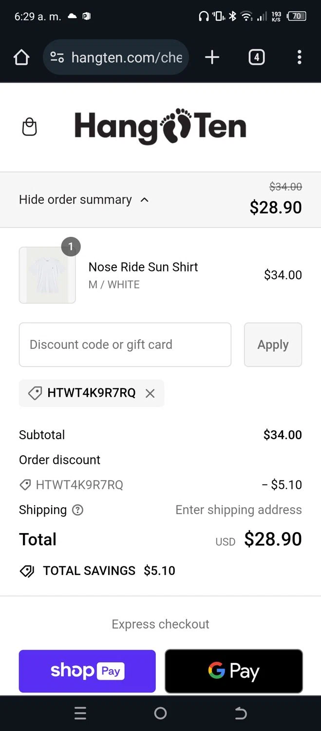 Hang Ten Coupons & Black Friday 2024 Deals - 30% Off