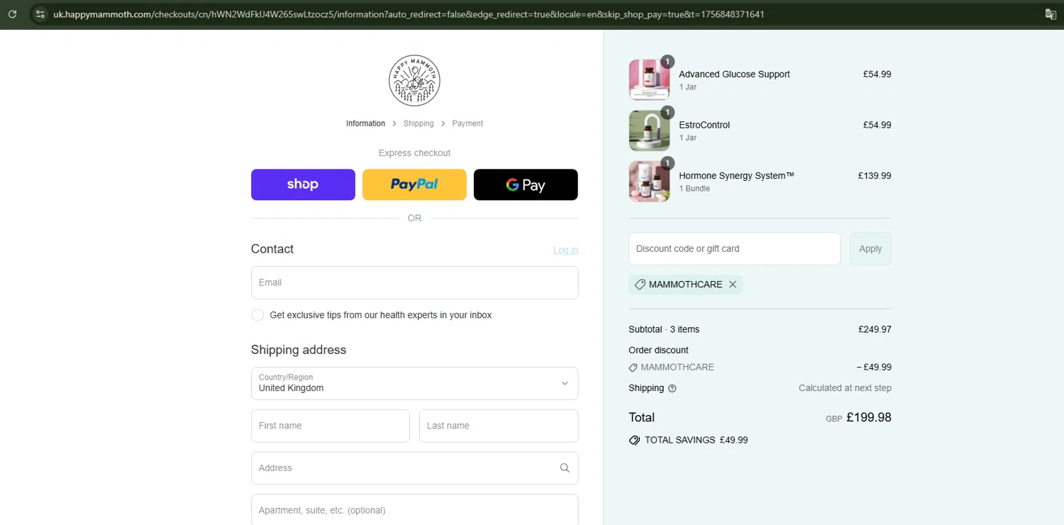 Happy Mammoth Promo Codes - 25% Off (Verified) Oct 2025