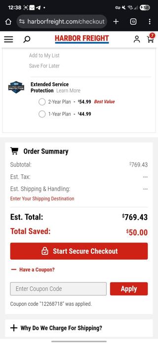 Harbor Freight Promo Codes - $300 Off Oct 2025