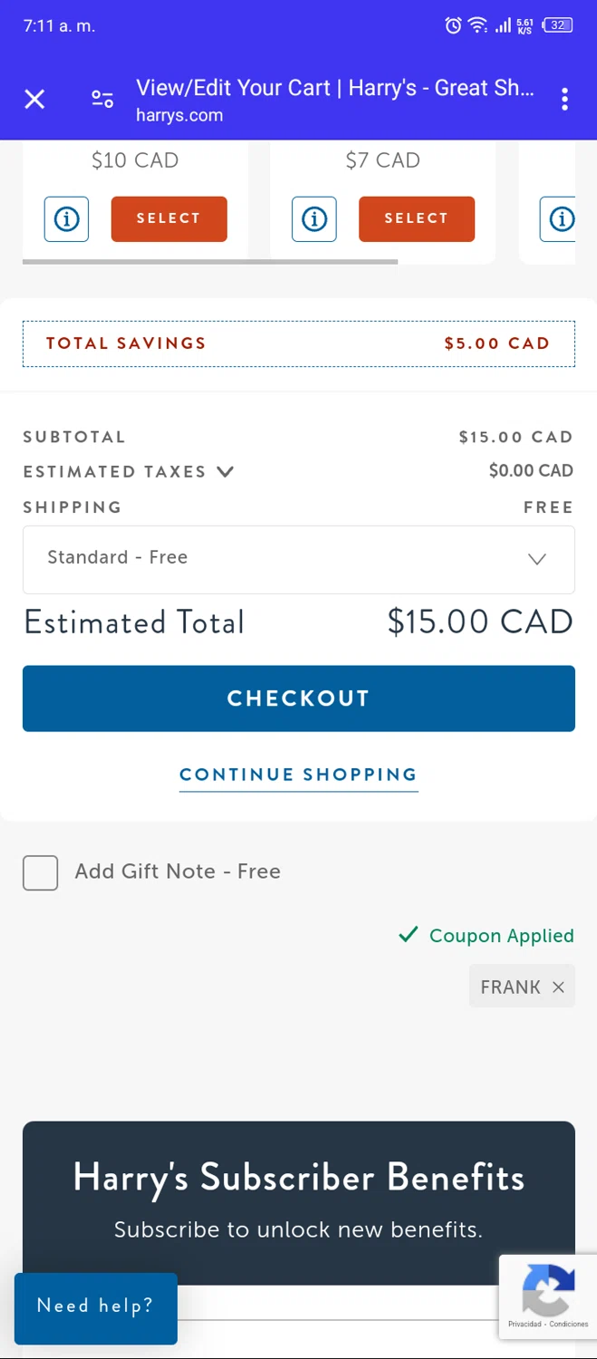 Harry's Coupon Codes - $2 Off Coupons in August 2024 | SimplyCodes