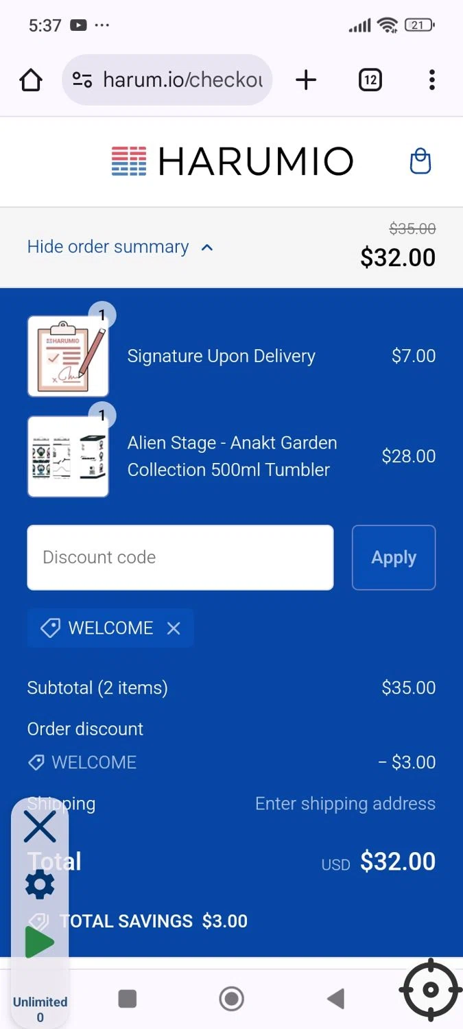 Harumio Discount Codes - $5 Off | September 2024
