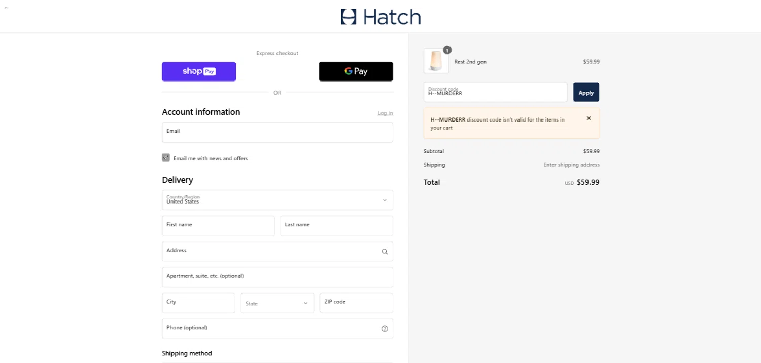 Hatch Discount Codes - $5 Off | December 2024