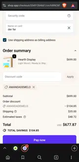 Hearth Display Discount Code