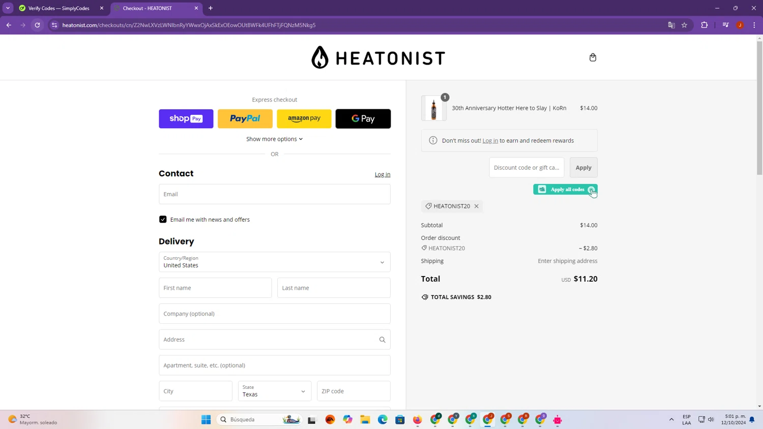 Heatonist Discount Codes - 20% Off | November 2024