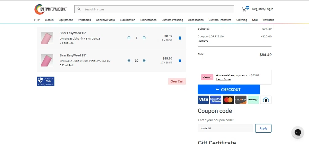 Heat Transfer Warehouse Coupons - 10% Off | September 2024