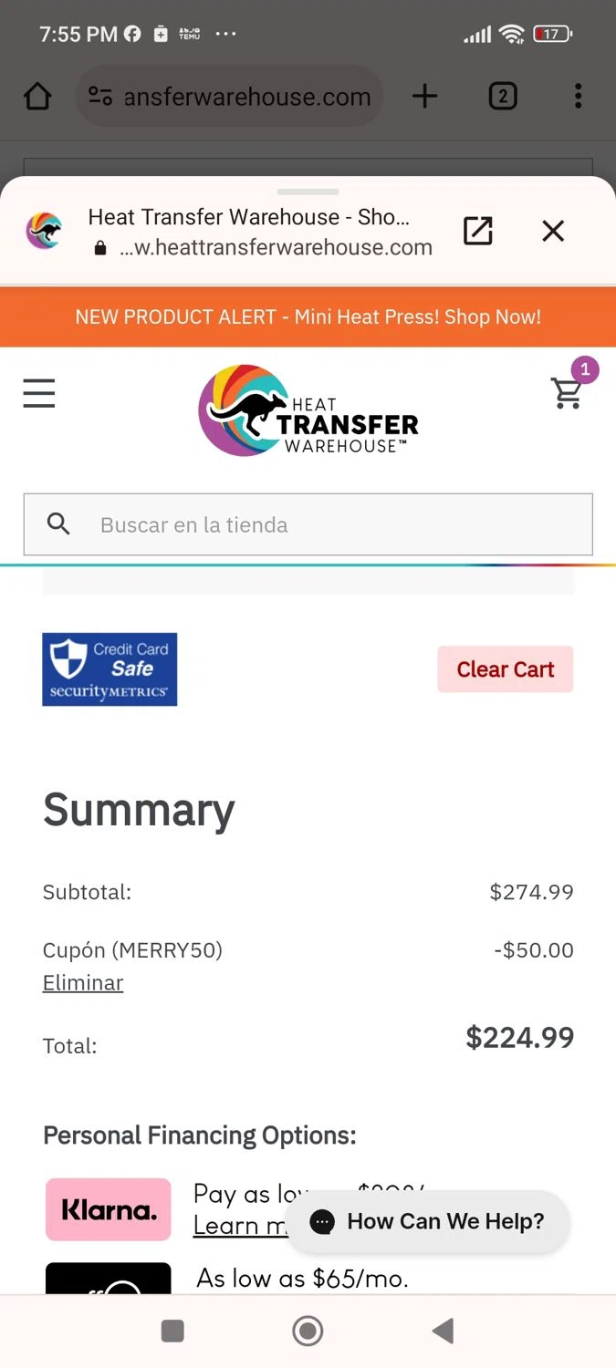 Heat Transfer Warehouse Promo Codes – 10% Off | 08 2024