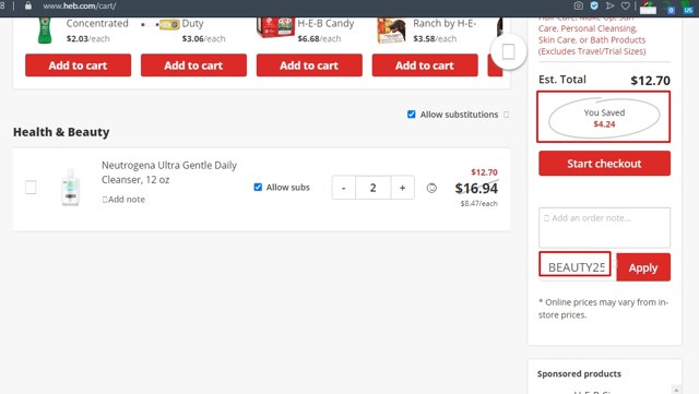 H-E-B Promo Codes (1 Verified) - 20% Off w/Code Aug 2025