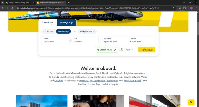 Brightline Promo Codes - 25% Off Coupons Oct 2025