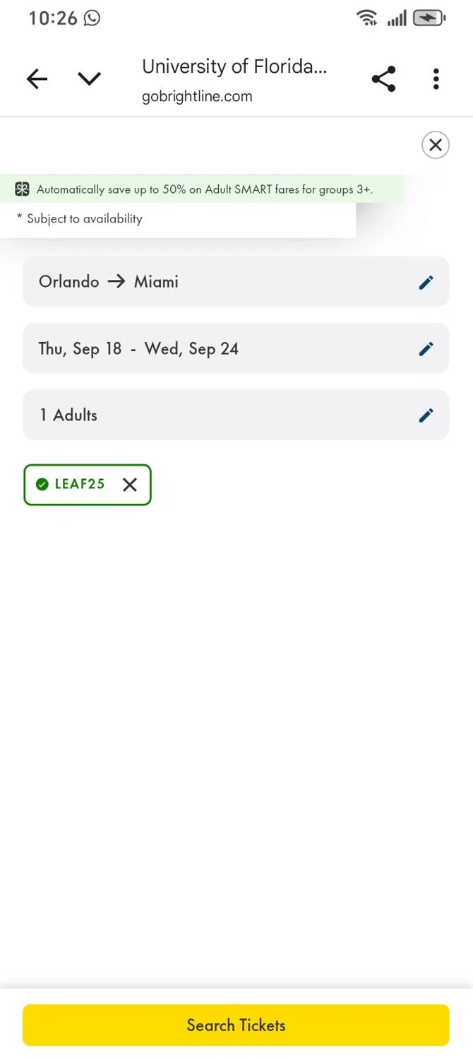 Brightline Promo Codes - 25% Off Coupons Nov 2025