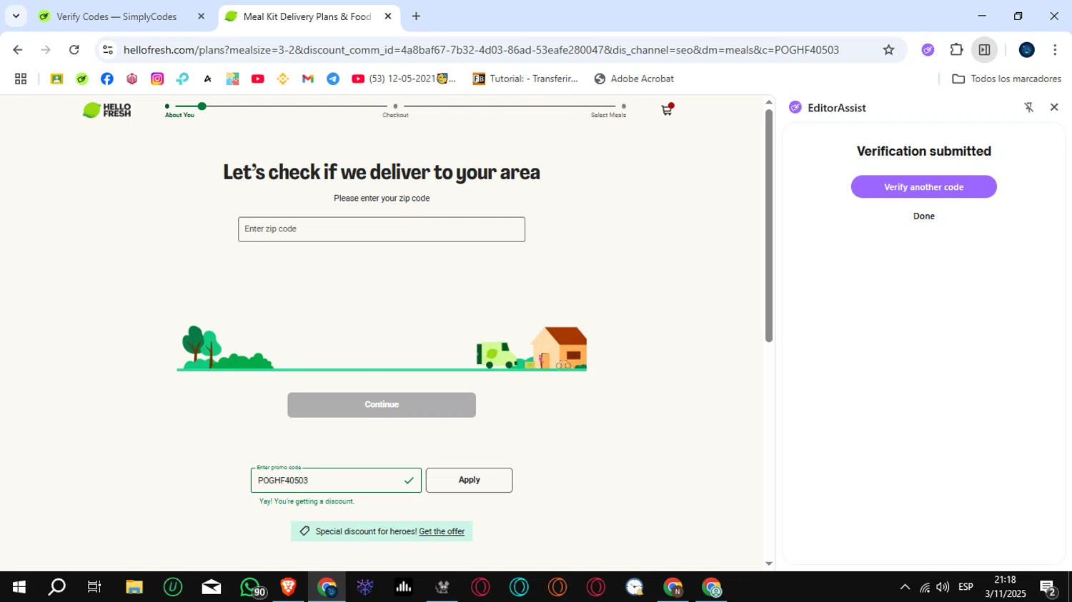 HelloFresh Promo Codes - 65% Off (69 Verified) Nov 2025