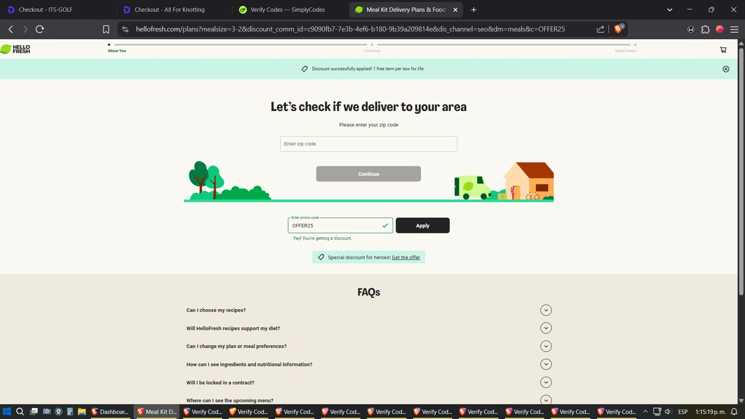 HelloFresh Promo Codes (70 Verified) - 65% Off Oct 2025