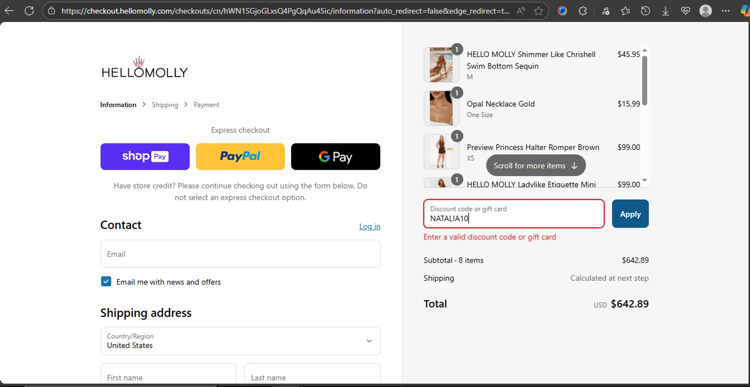 Hello Molly Promo Codes - 15% Off (9 Verified) Aug 2025