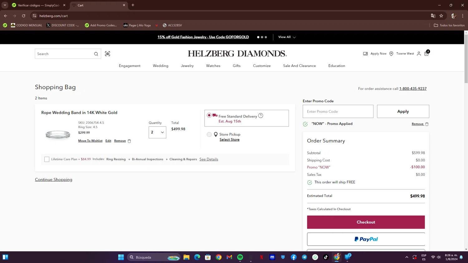 Helzberg Diamonds Promo Codes - $25 Off | September 2024