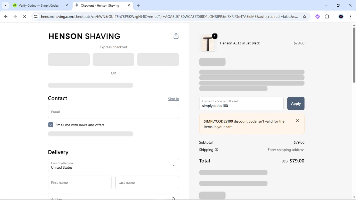 Henson Shaving Coupons & w/Code Discounts Jan 2026