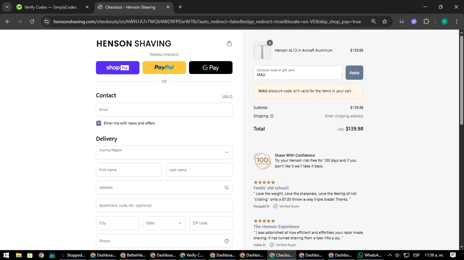 Henson Shaving Promo Codes (42 Verified) - 10% Off Sep 2025