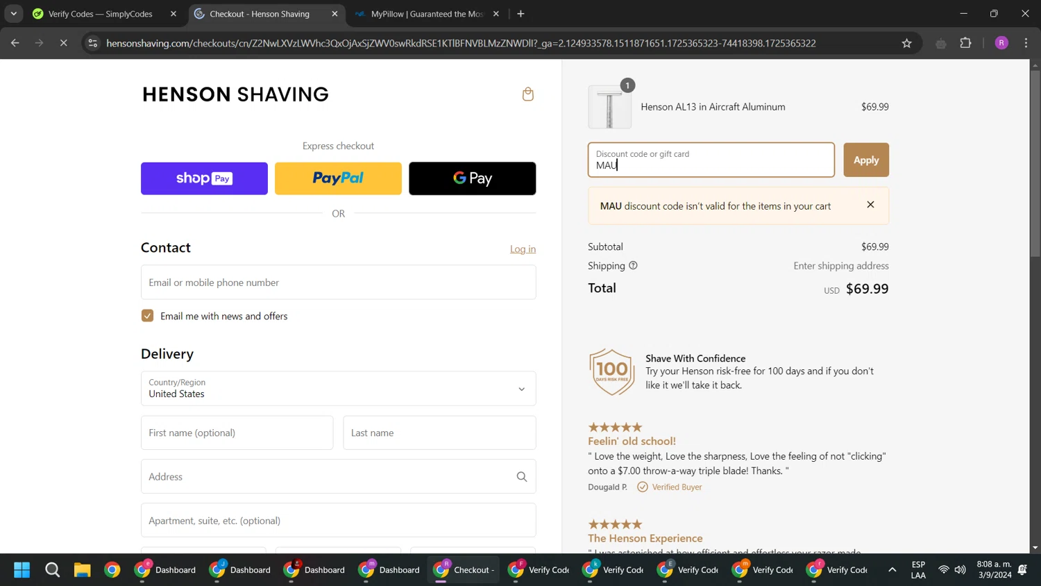 Henson Shaving Discount Codes - $9 Off | September 2024