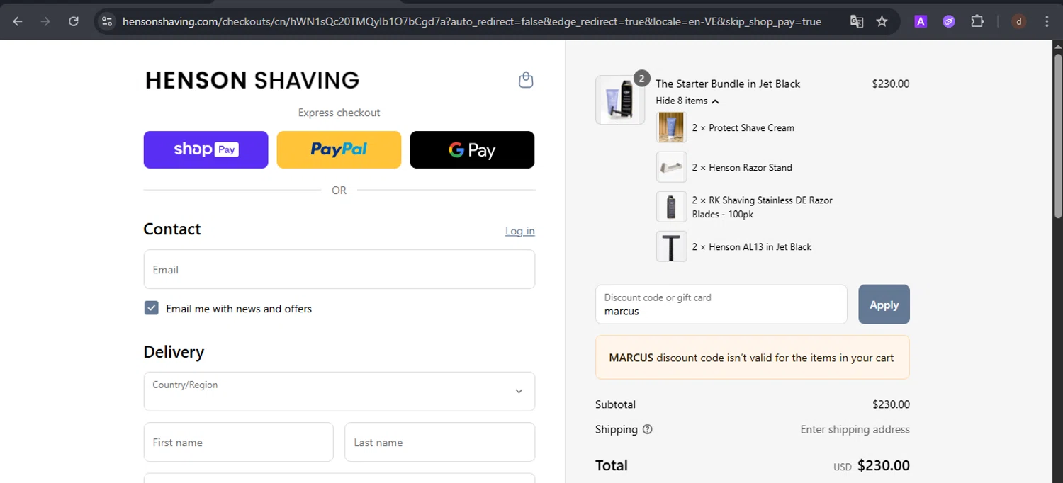 Henson Shaving Promo Codes (42 Verified) - 10% Off Sep 2025