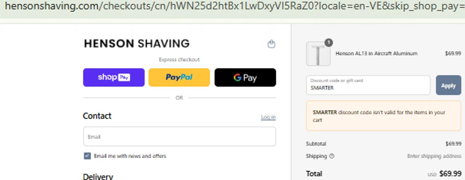Henson Shaving Promo Codes (42 Verified) - 10% Off Oct 2025