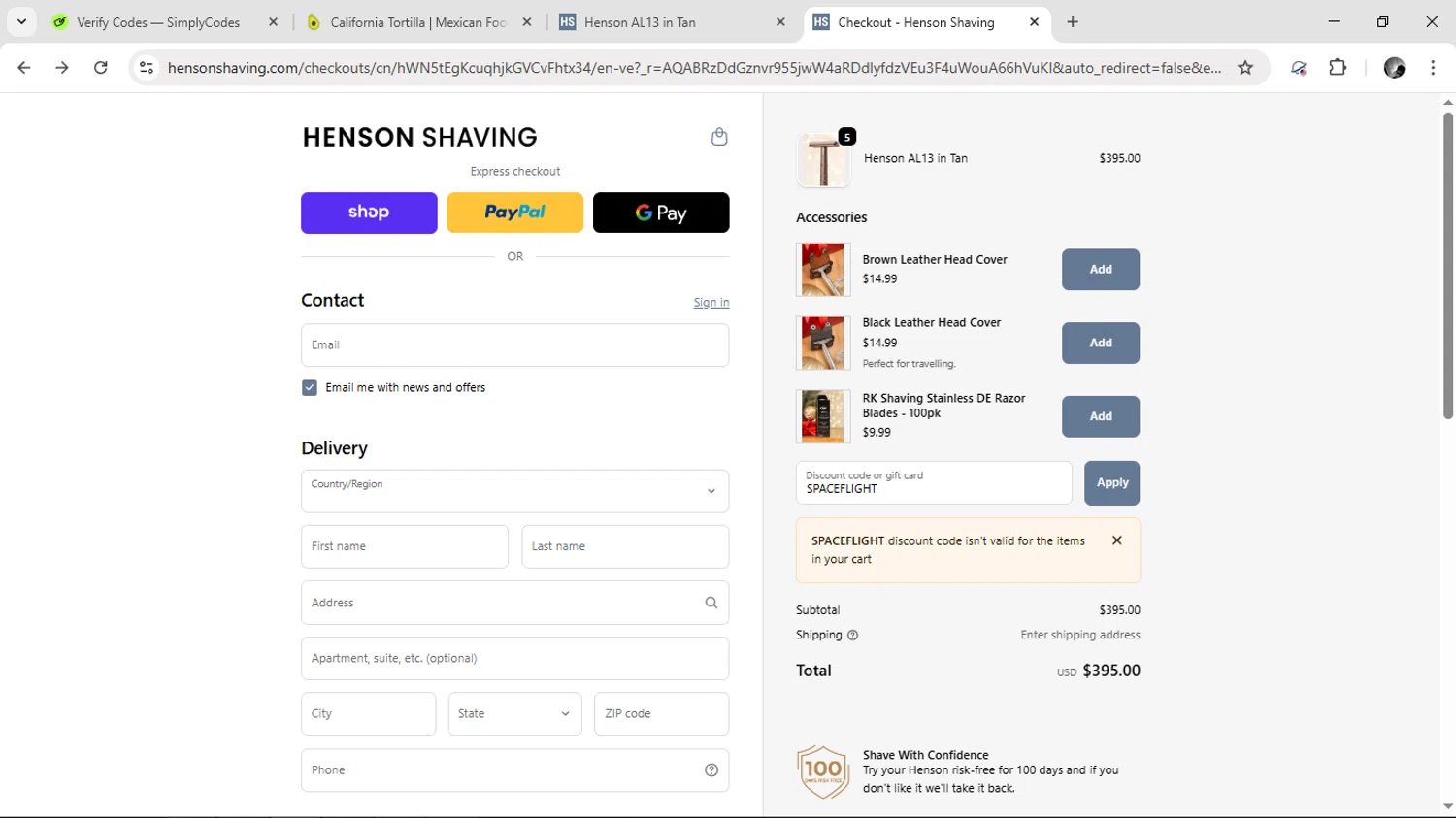 Henson Shaving Coupons & w/Code Discounts Jan 2026