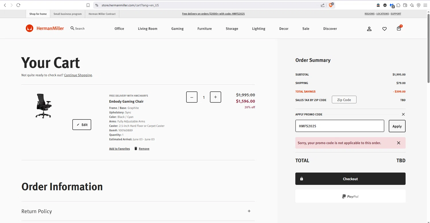 Herman Miller Promo Codes - 30% Off (Verified) Sep 2025