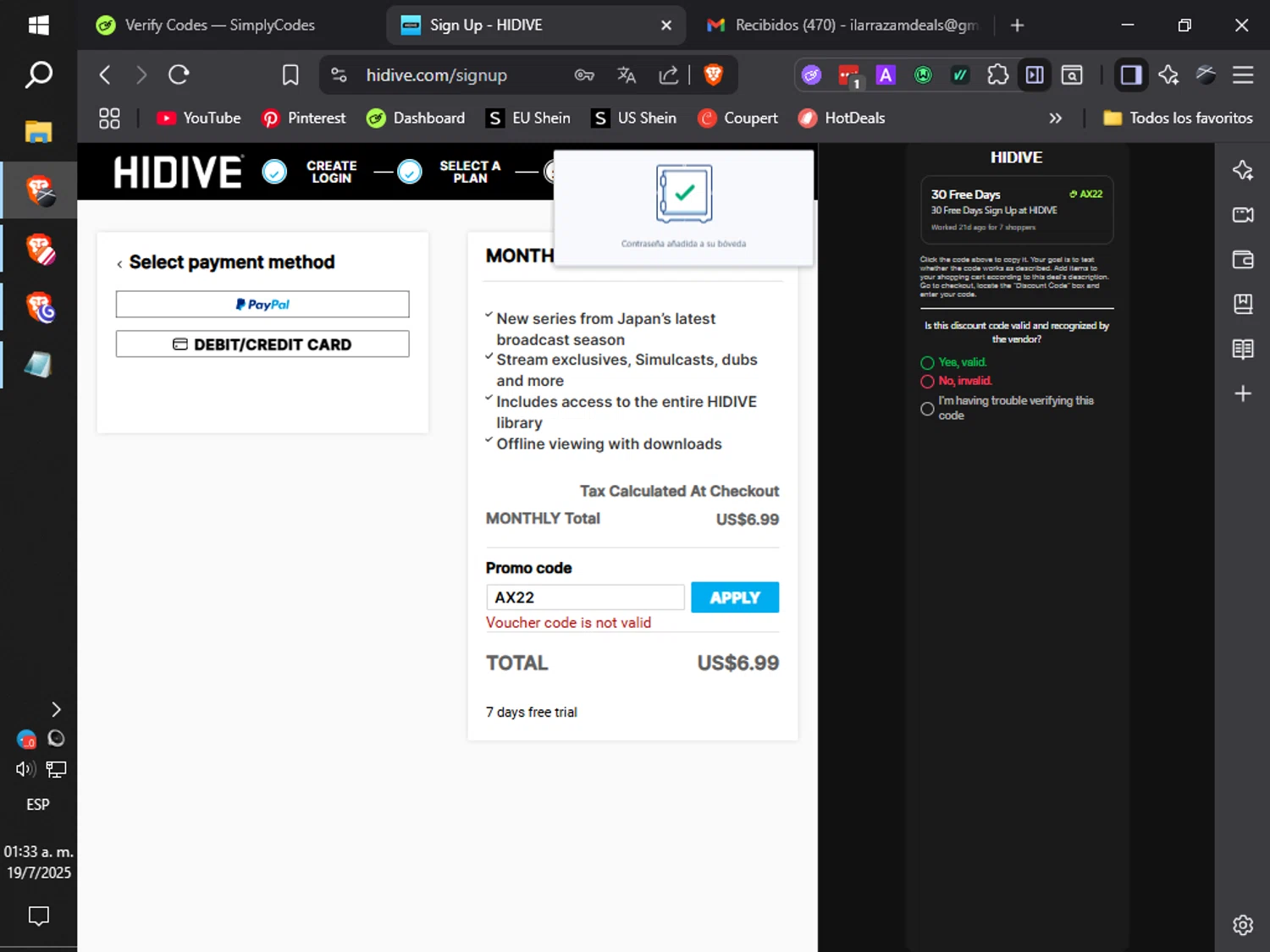 HIDIVE w/Code Coupons & Discounts December 2025