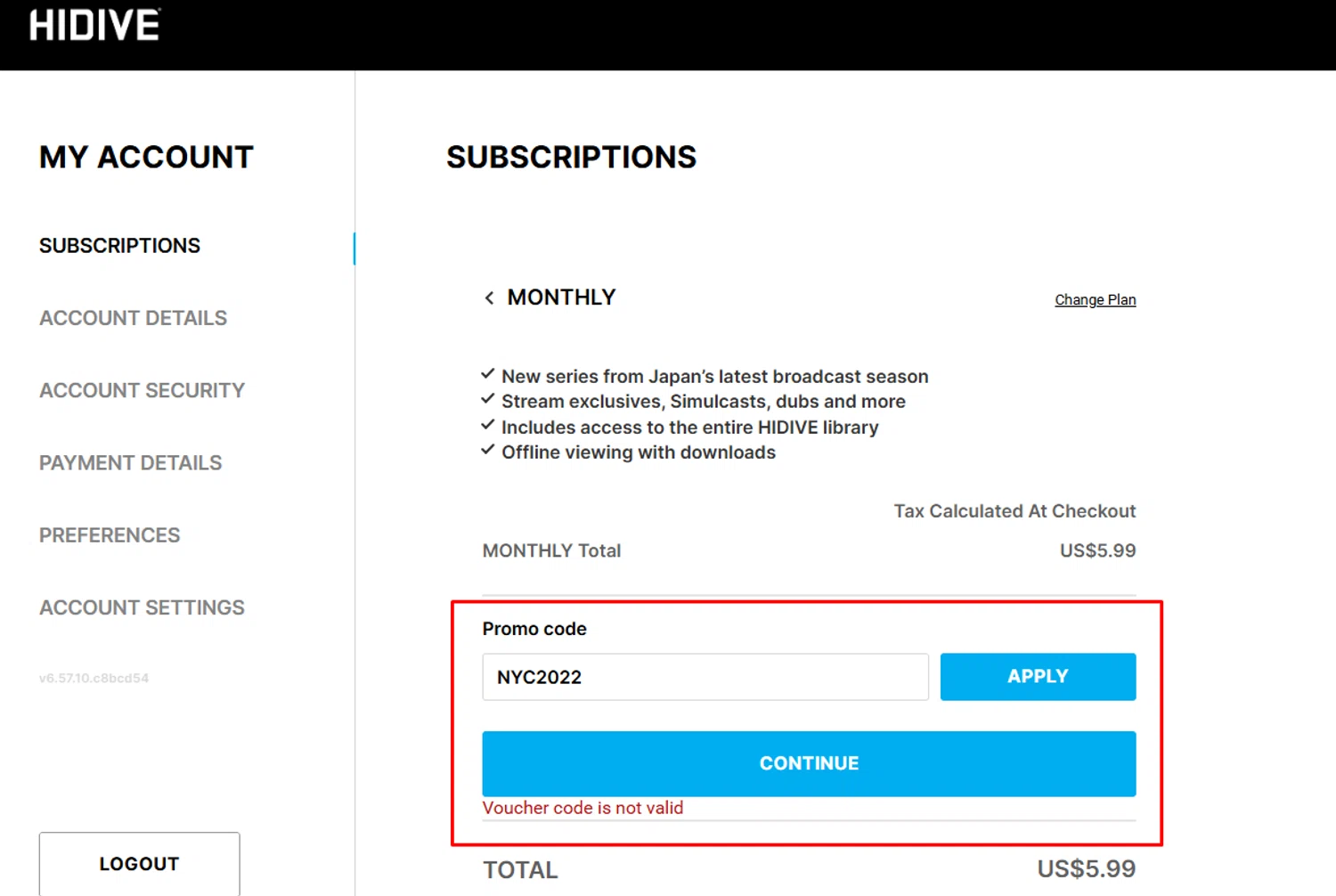 HIDIVE Coupons & Promo Codes Feb 2025