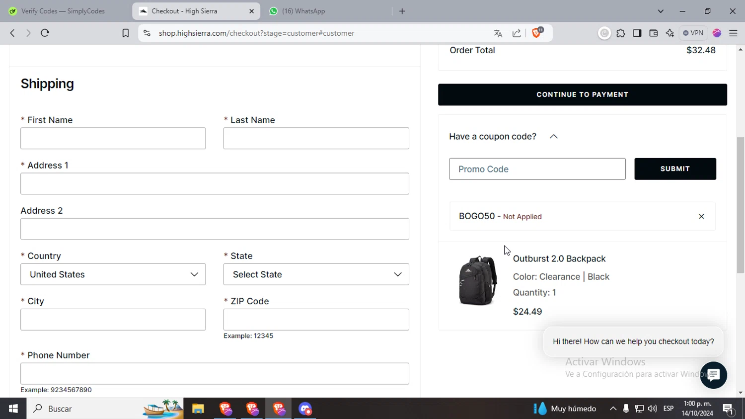 High Sierra Coupons - $5 Off | November 2024