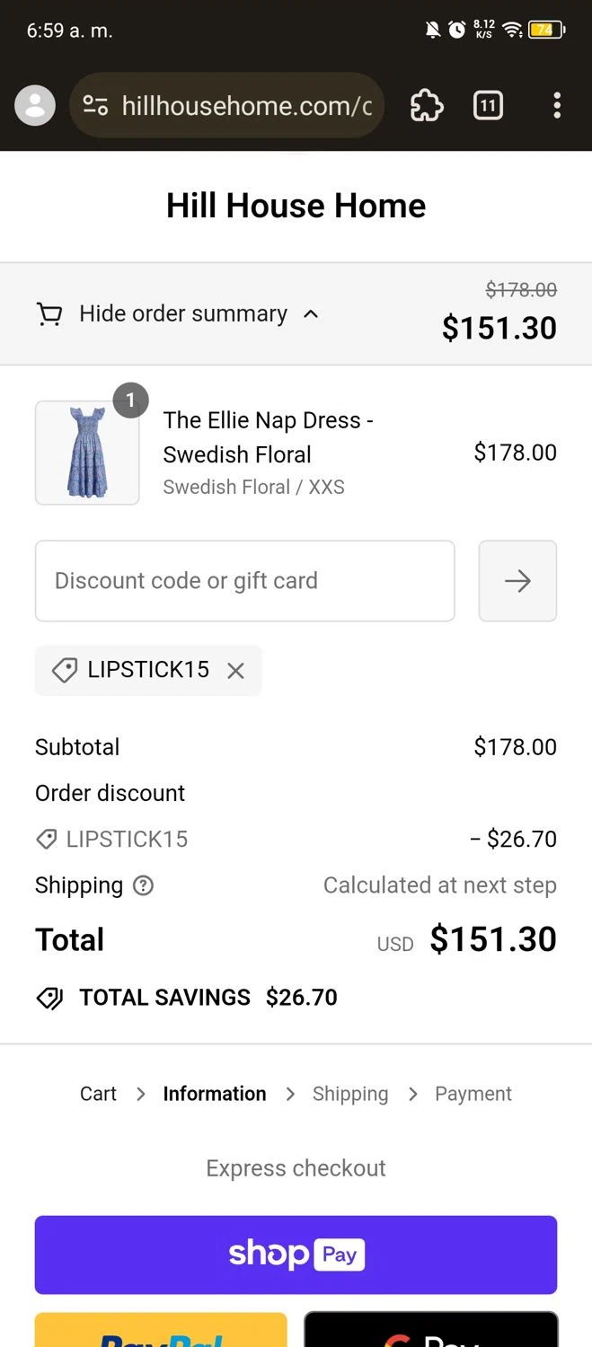 Hill House Home Promo Codes - 20% Off | September 2024