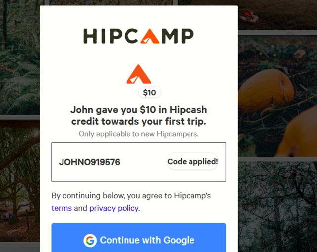 Hipcamp Promo Codes (9 Verified) - $10 Off w/Code Oct 2025