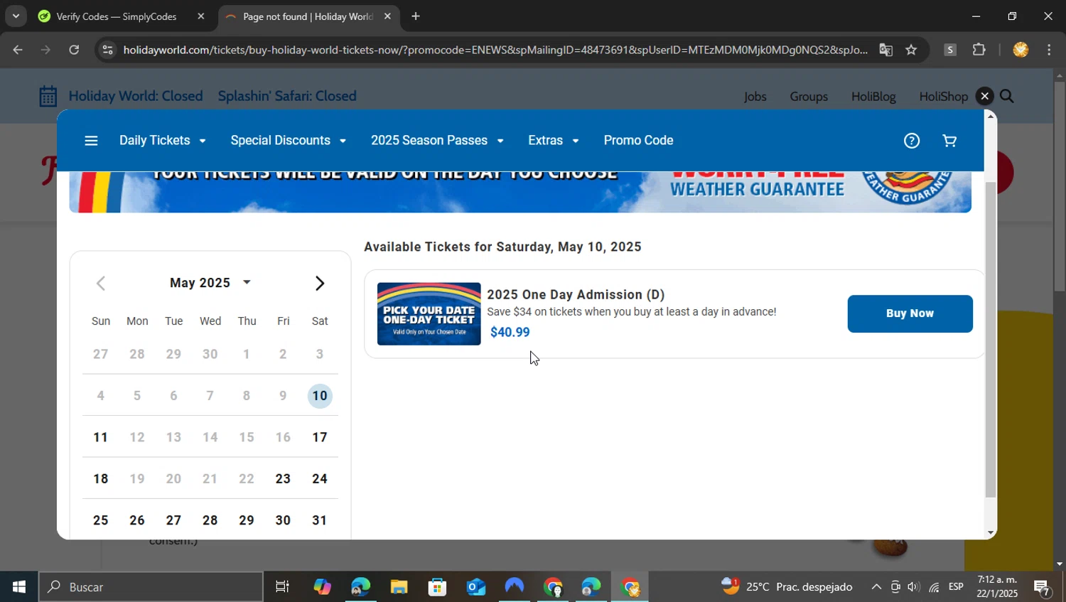 Holiday World Promo Codes - $5 Off (Verified) Sep 2025