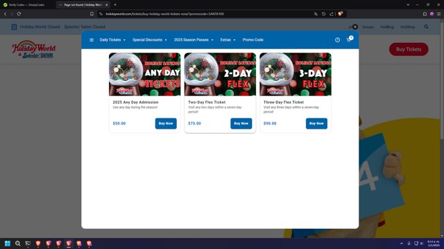 Holiday World Promo Codes - $5 Off (Verified) Aug 2025