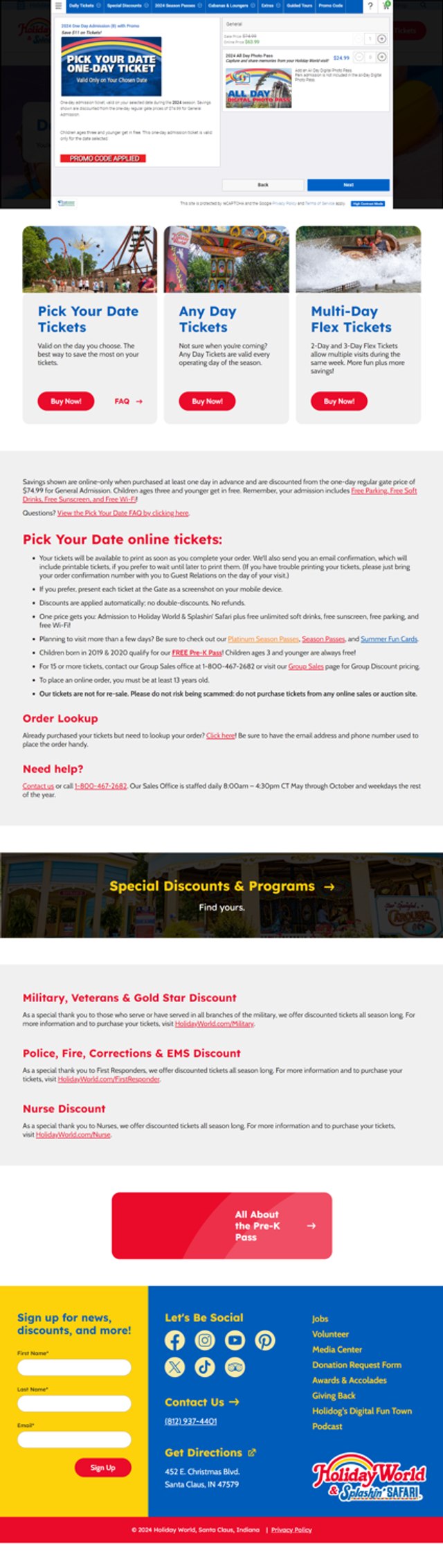 Holiday World Promo Codes (4 Verified) - $10 Off Mar 2025