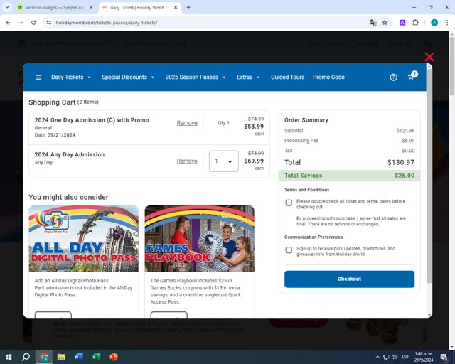 Holiday World Promo Codes - $5 Off (Verified) Aug 2025