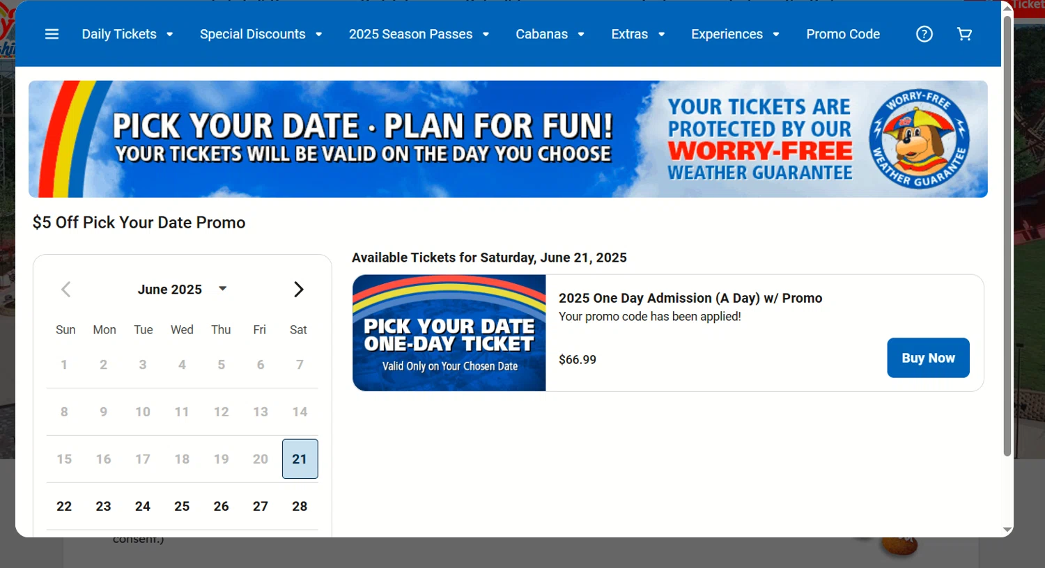 Holiday World Promo Codes - $5 Off (Verified) Sep 2025