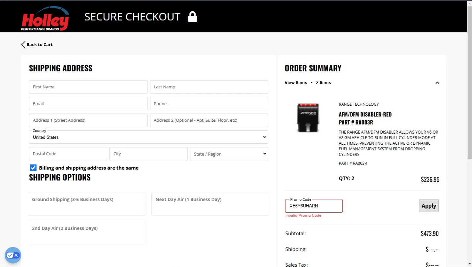 Holley Promo Codes - 5% Off Coupons Aug 2025