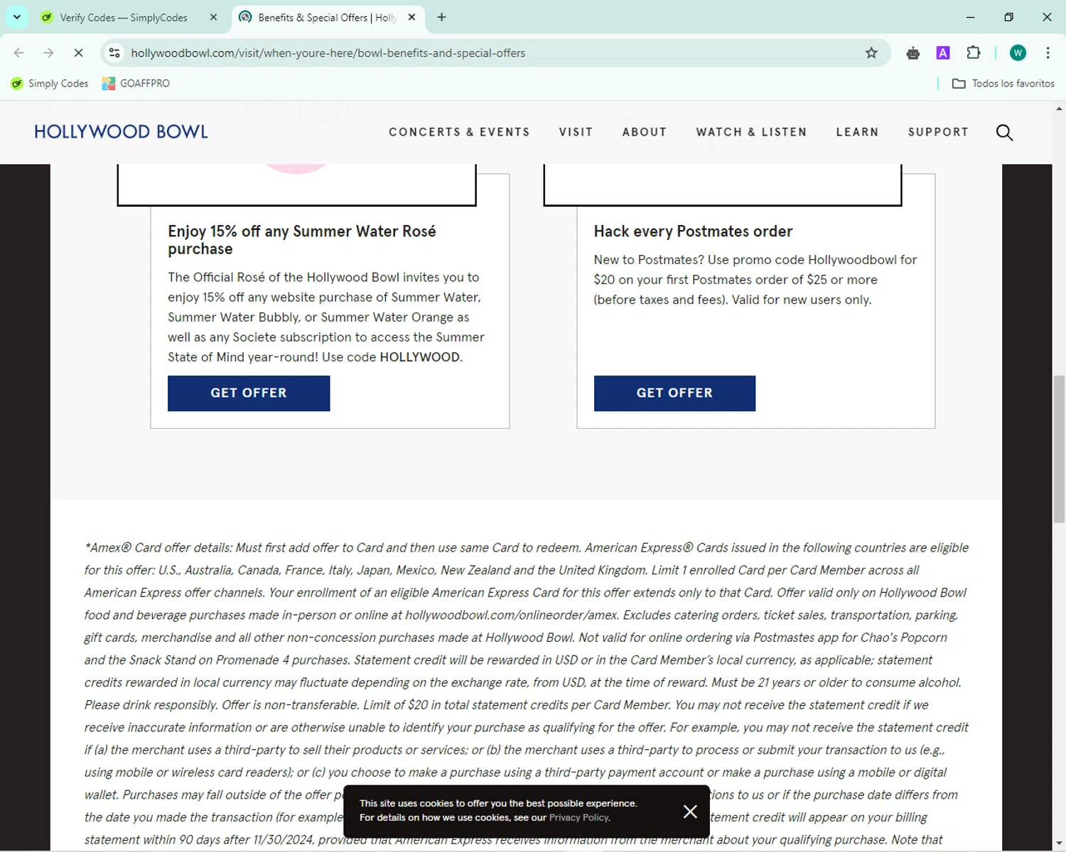 Hollywood Bowl Promo Codes - 20% Off | November 2024