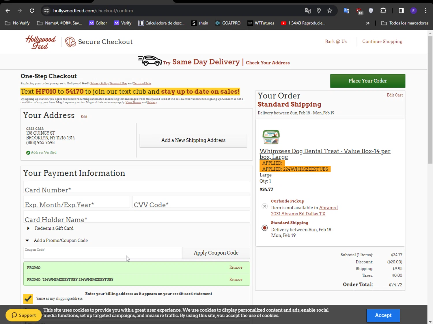 Hollywood Feed Coupons - 50% Off | October 2024