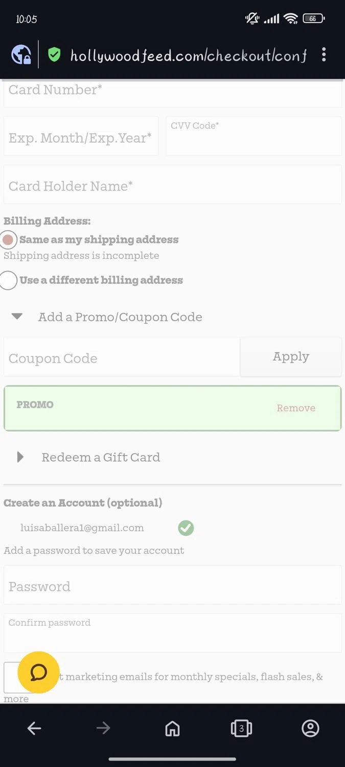 Hollywood Feed Promo Codes (4 Verified) - w/ Code Jan 2025