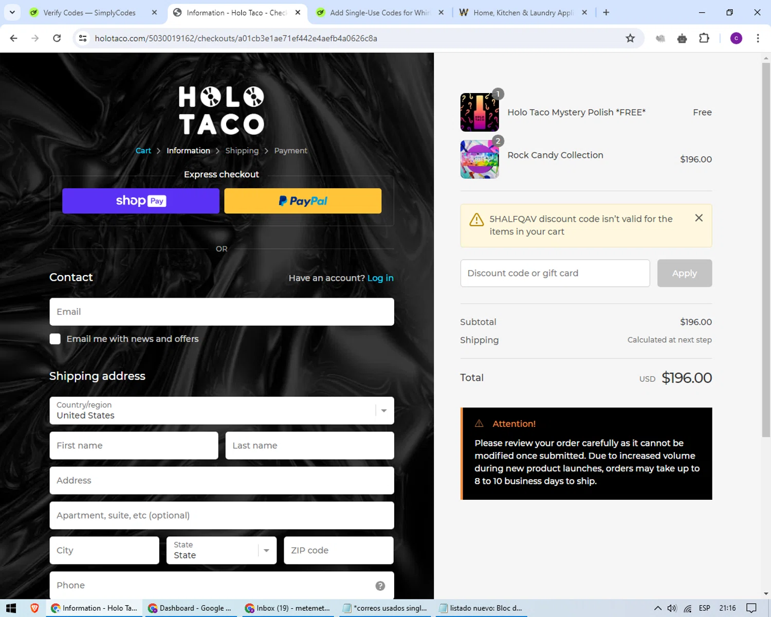 Holo Taco Discount Codes - 10% Off | August 2024