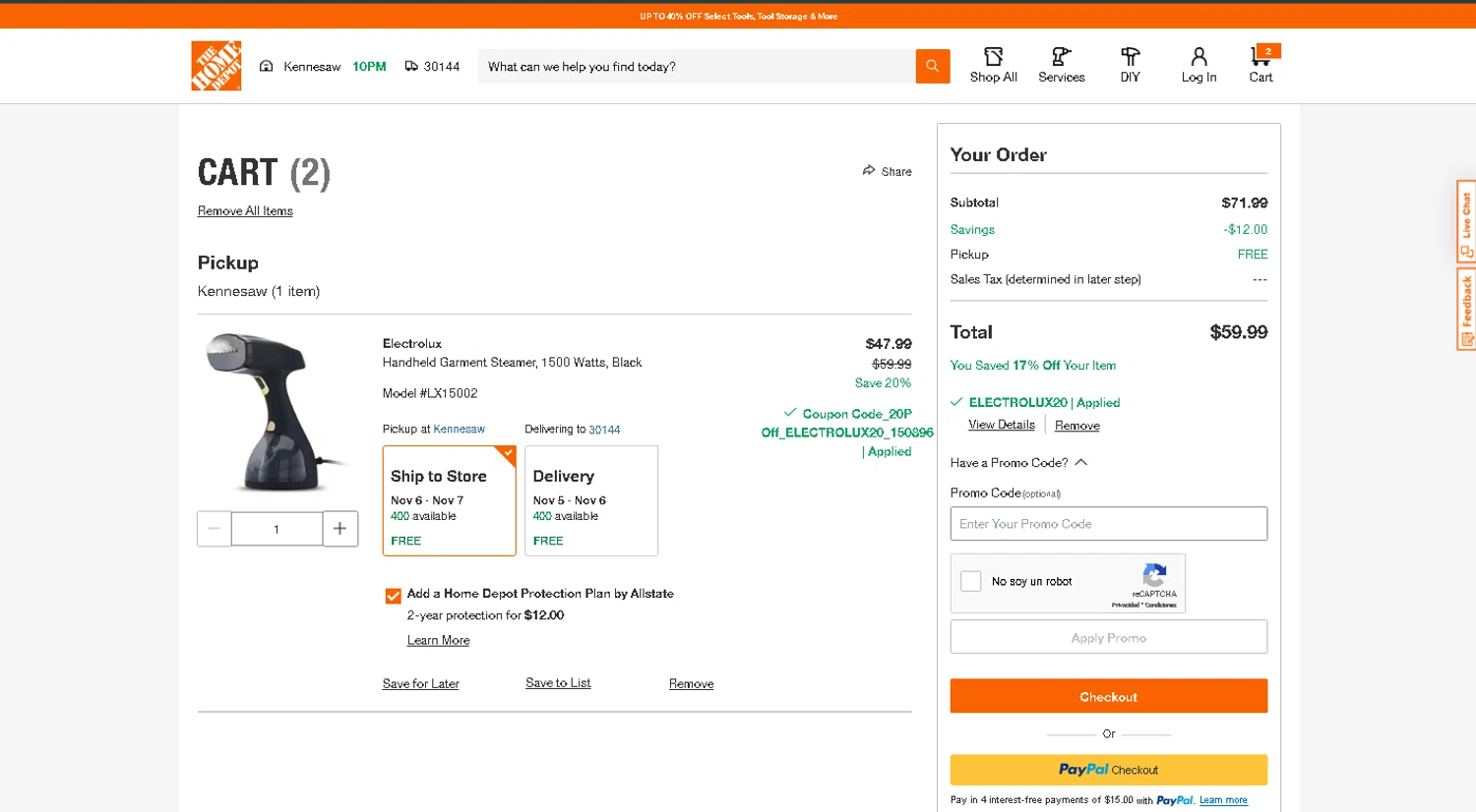 Home Depot Promo Codes - 10% Off | November 2024