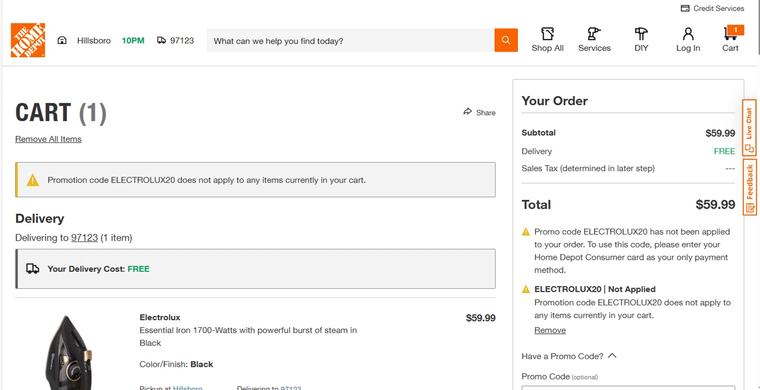 Home Depot Promo Codes - 20% Off | January 2025